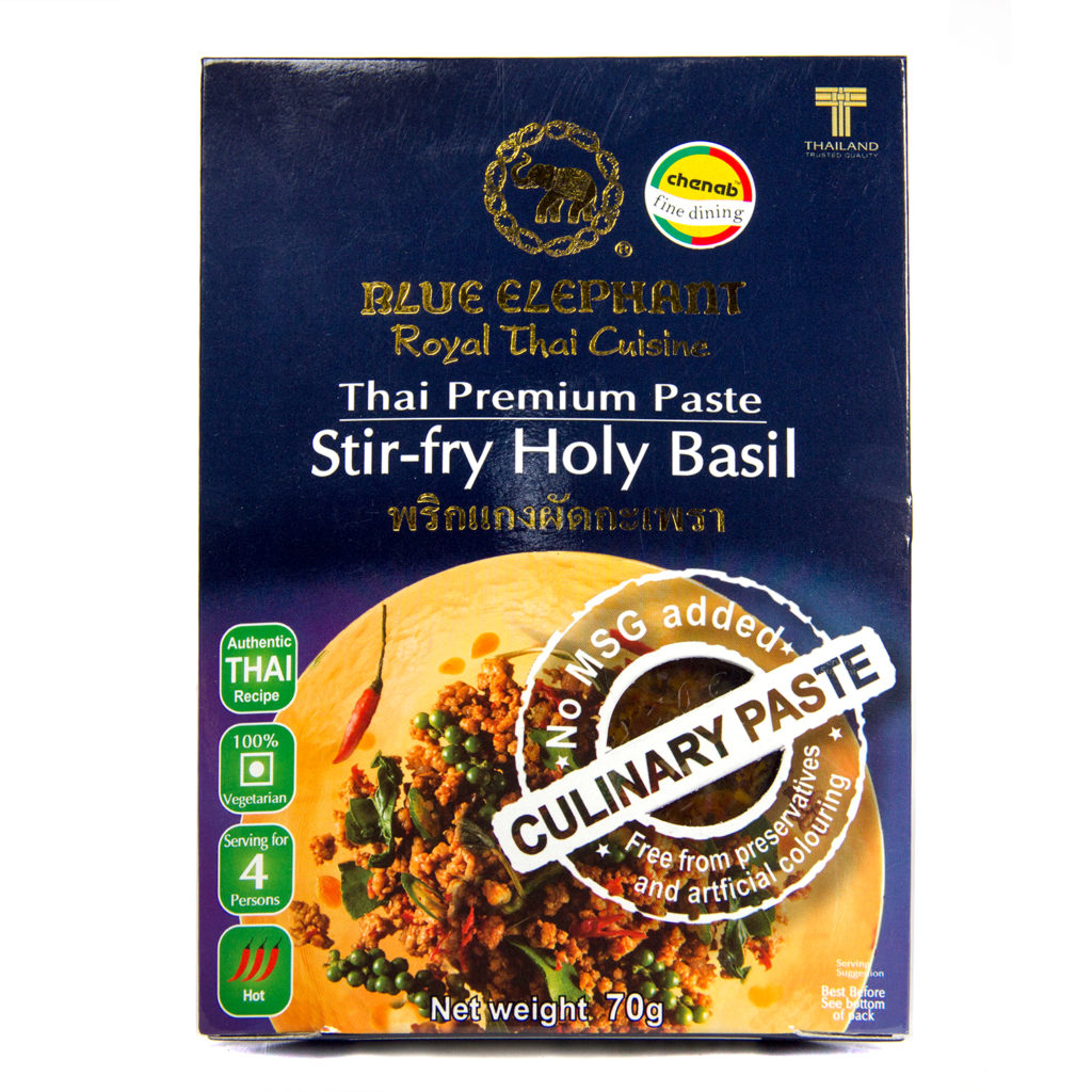 Blue Elephant Thai Stir-fry Holy Basil Paste - Chenab Impex Pvt. Ltd.