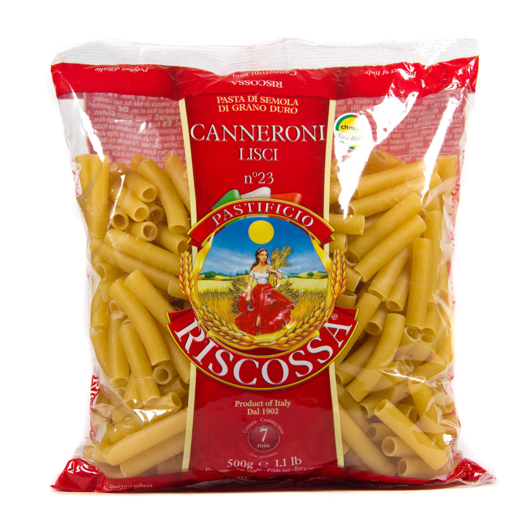 Riscossa Canneroni Lisci Pasta N°23 - Chenab Impex Pvt. Ltd.